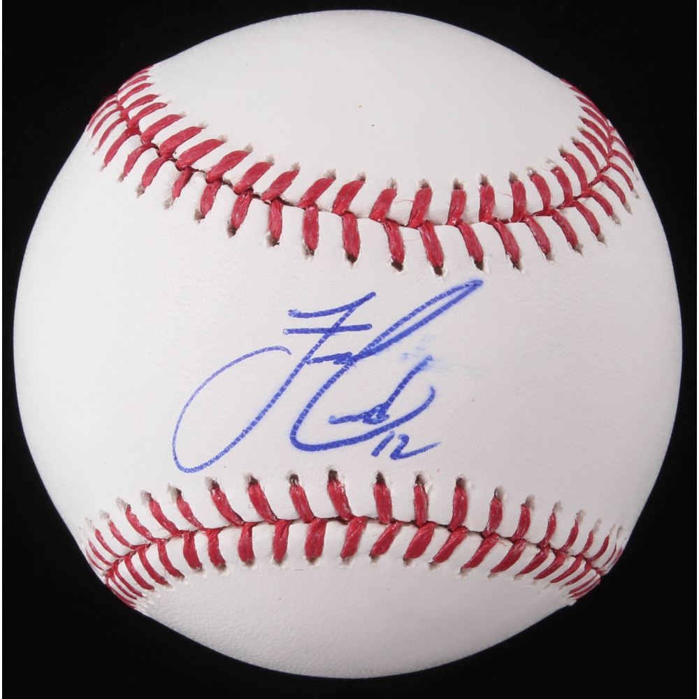Francisco Lindor Signed OML Baseball (MLB Hologram) | Pristine Auction