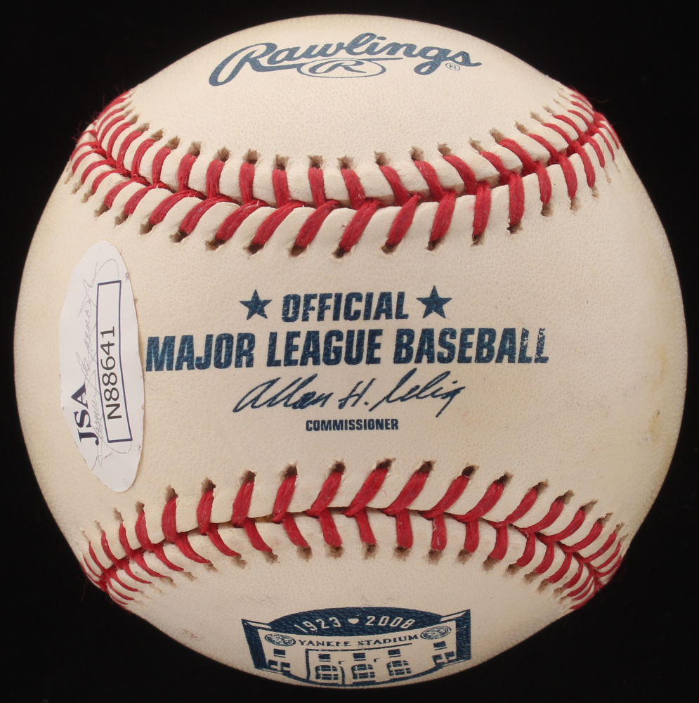 Alex Rodriguez Signed OML 1923-2008 Yankee Stadium Logo Baseball (JSA Hologram) | Pristine Auction