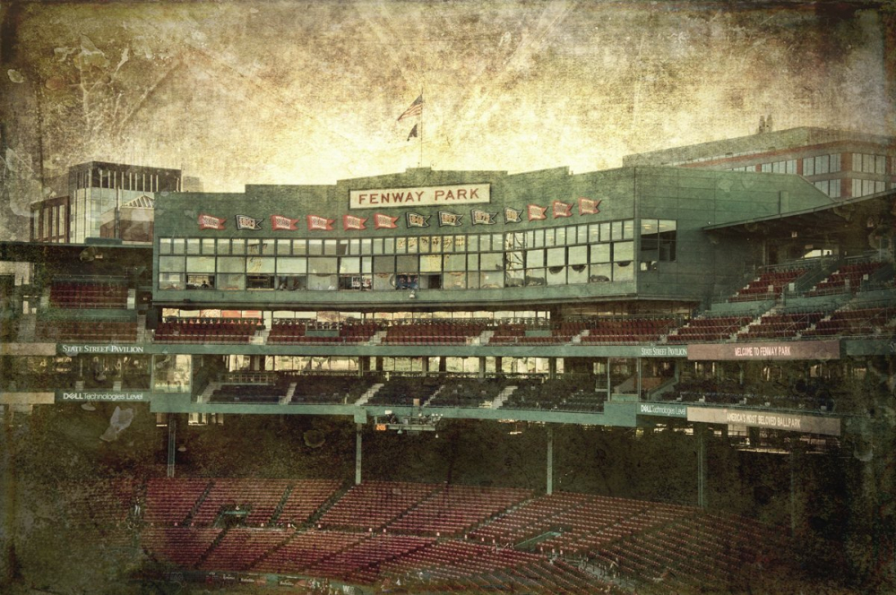 Boston Red Sox Authentic Brick From Fenway Park with Display Case ...