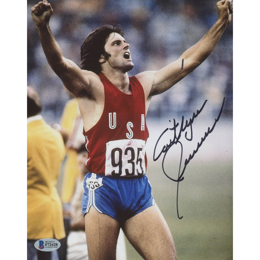 Caitlyn Jenner Signed Team USA Olympics 8x10 Photo (Beckett COA) | Pristine Auction