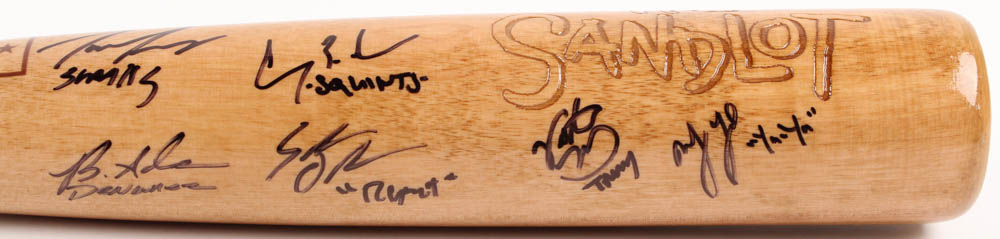 "The Sandlot" Young Bat Company Baseball bat signed by (6) with Tom ...