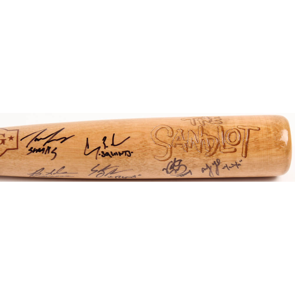 "The Sandlot" Young Bat Company Baseball bat signed by (6) with Tom ...