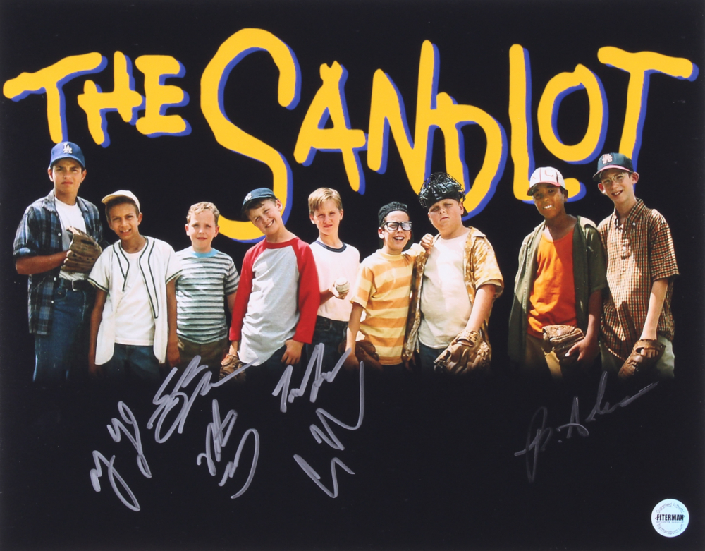 "The Sandlot" Signed 11x14 Photo with (6) with Tom Guiry, Chauncey ...
