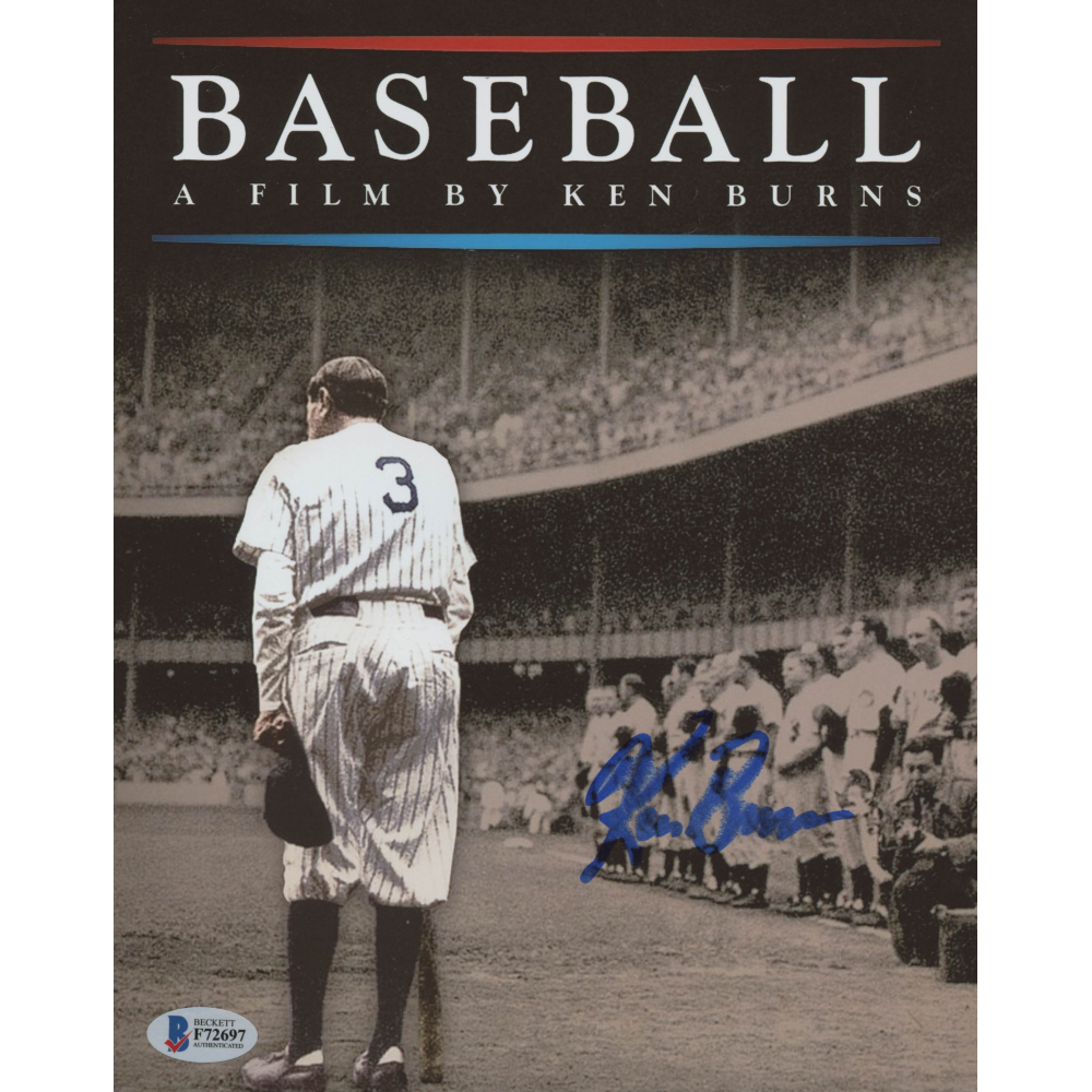 Ken Burns Signed "Baseball: A Film By Ken Burns" 8x10 Photo (Beckett ...