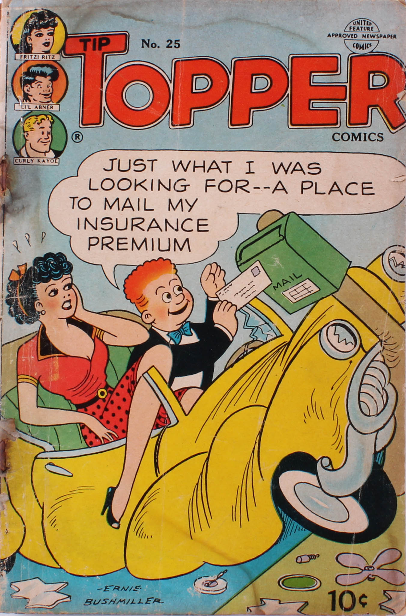 1953 "Tip Topper" Issue #25 United Feature Comic Book | Pristine Auction