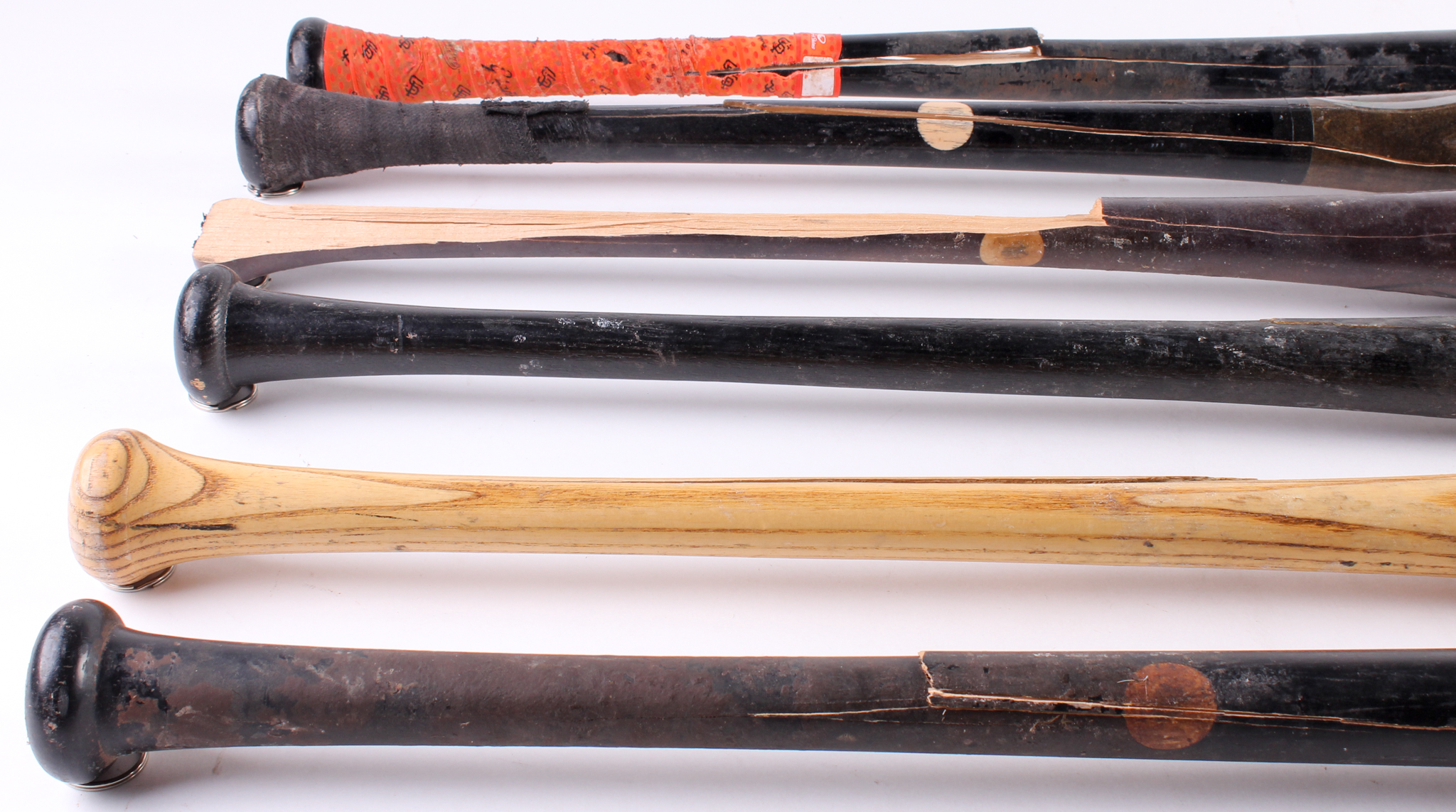 Lot of (6) Assorted Game-Used Baseball Bats | Pristine Auction