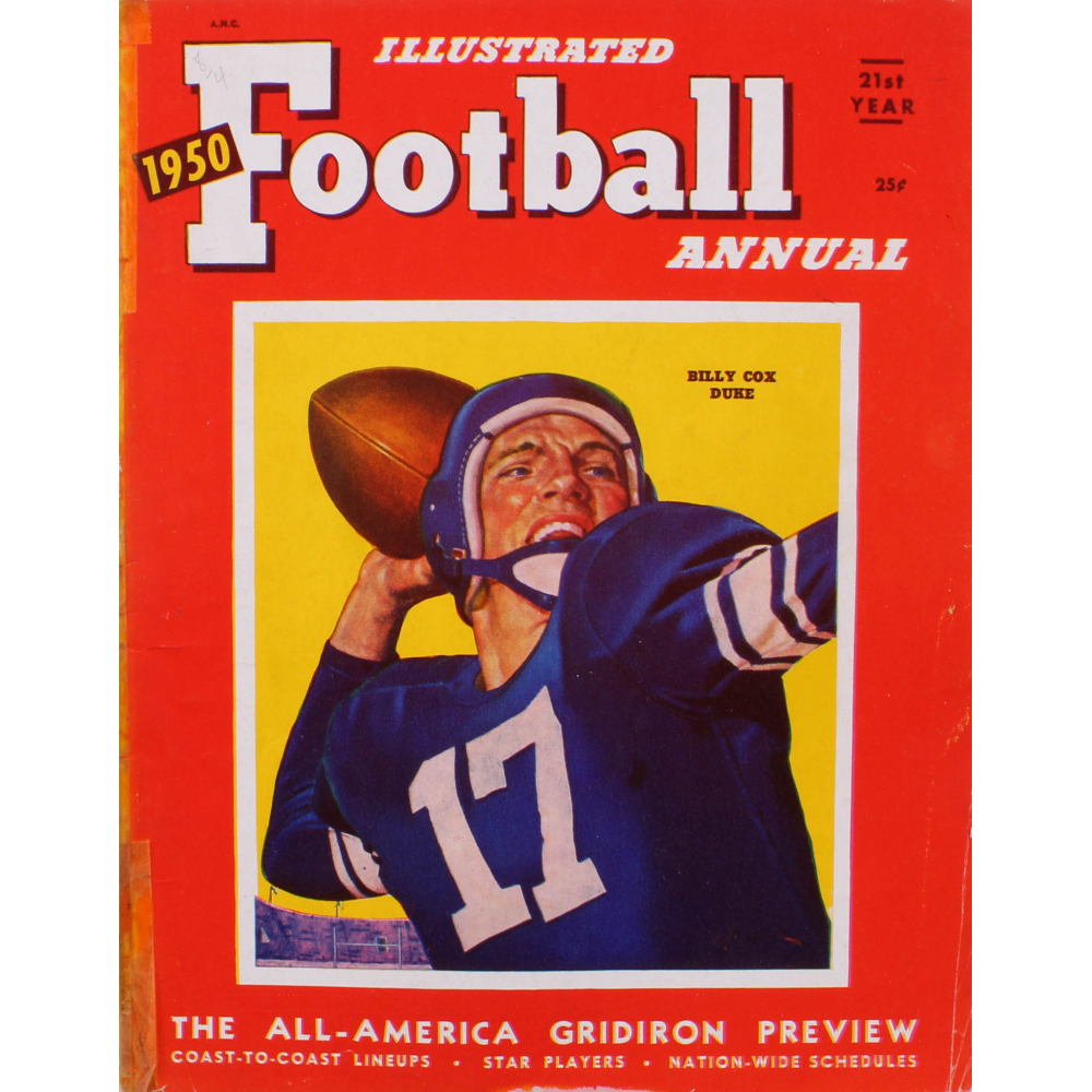 Vintage 1950 Football Illustrated Annual Magazine | Pristine Auction
