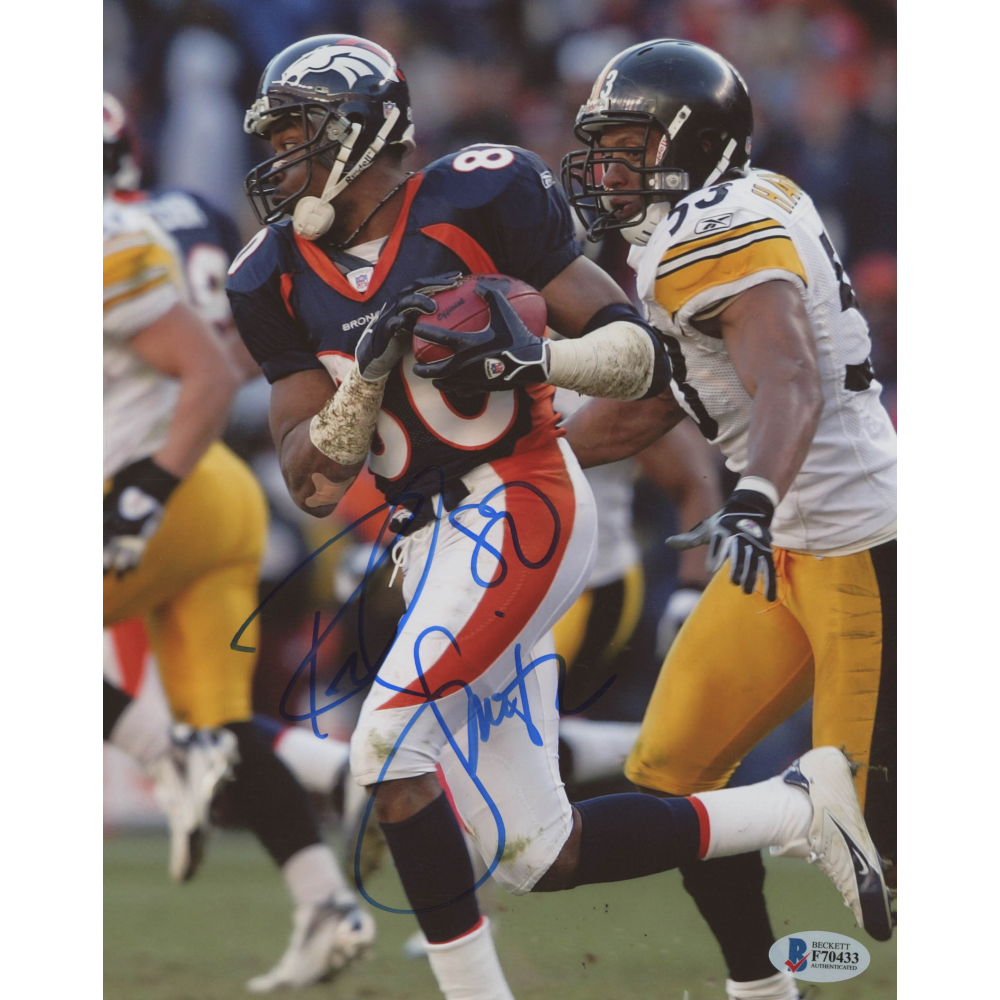 Rod Smith Signed Broncos 8x10 Photo (Beckett COA) | Pristine Auction