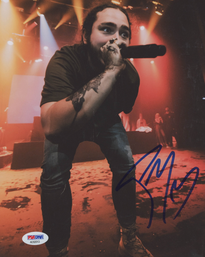 Post Malone Signed 8x10 Photo (PSA COA) | Pristine Auction