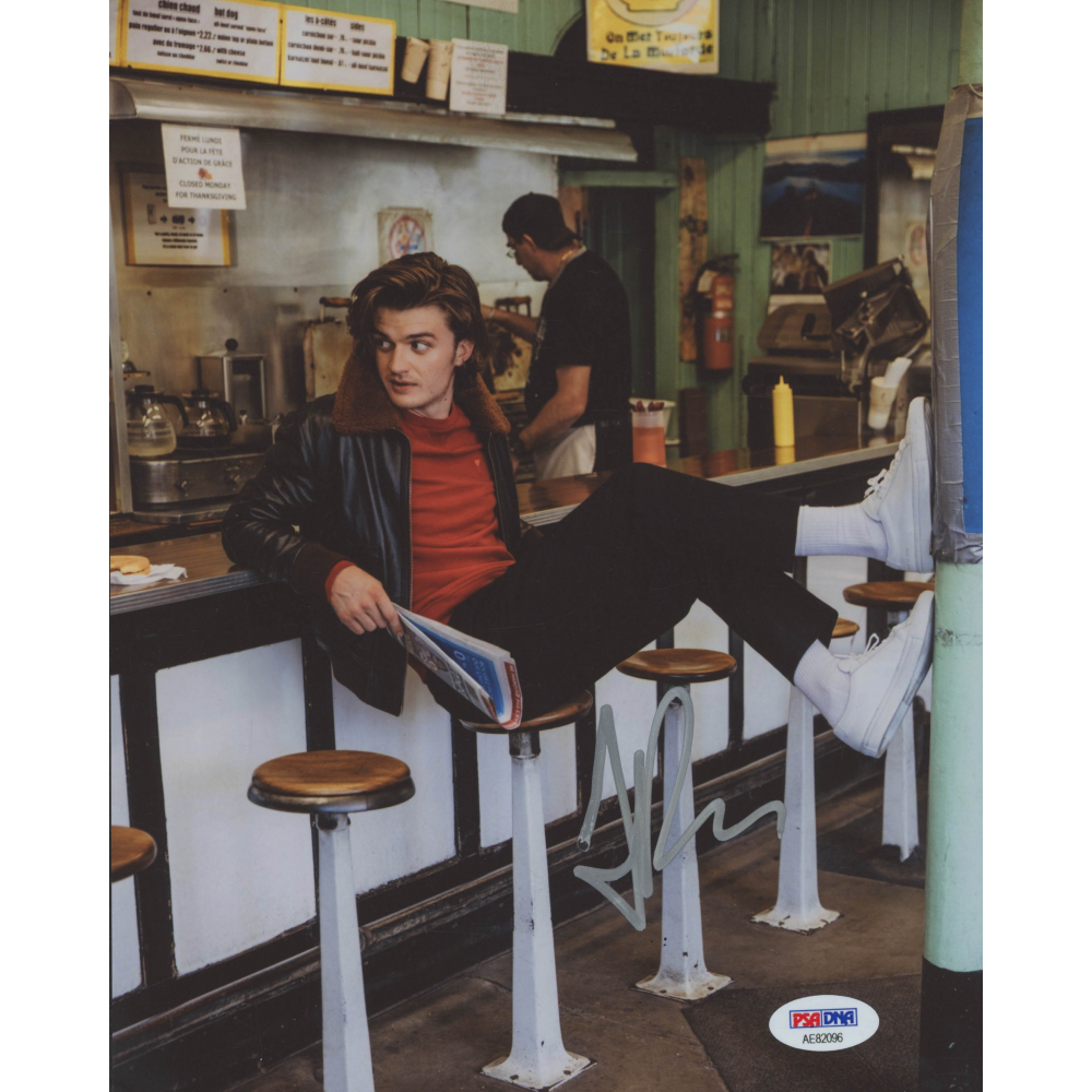 Joe Keery Signed "Stranger Things" 8x10 Photo (PSA COA) | Pristine Auction