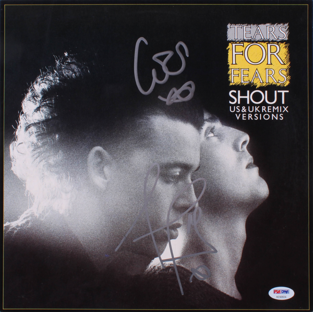 Roland Orzabal & Curt Smith Signed "Shout: US & UK Remix Versions ...