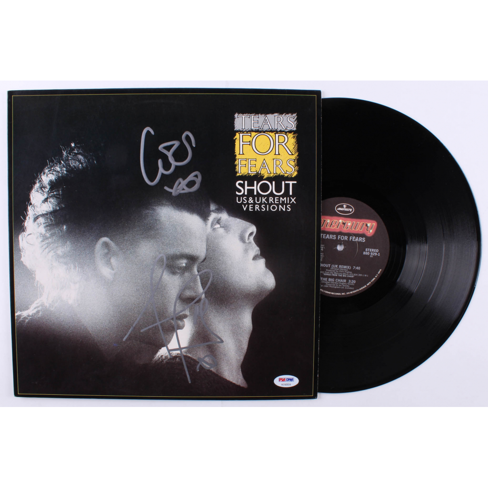 Roland Orzabal & Curt Smith Signed "Shout: US & UK Remix Versions ...