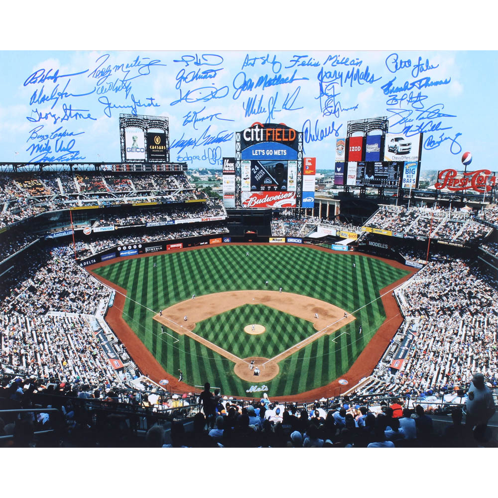 New York Mets 16x20 Signed Photo by (29) with Wayne Garrett, Ed ...