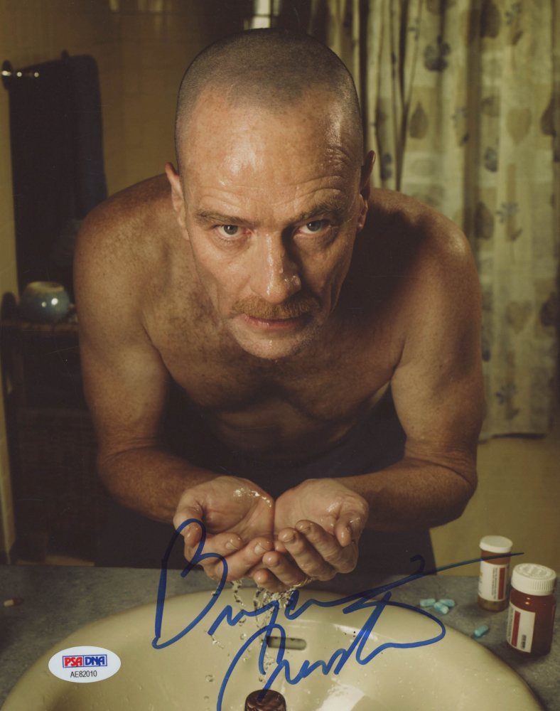 Bryan Cranston Signed "Breaking Bad" 8x10 Photo (PSA COA) | Pristine ...