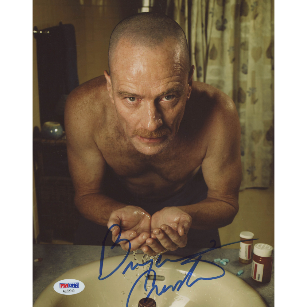 Bryan Cranston Signed "Breaking Bad" 8x10 Photo (PSA COA) | Pristine ...