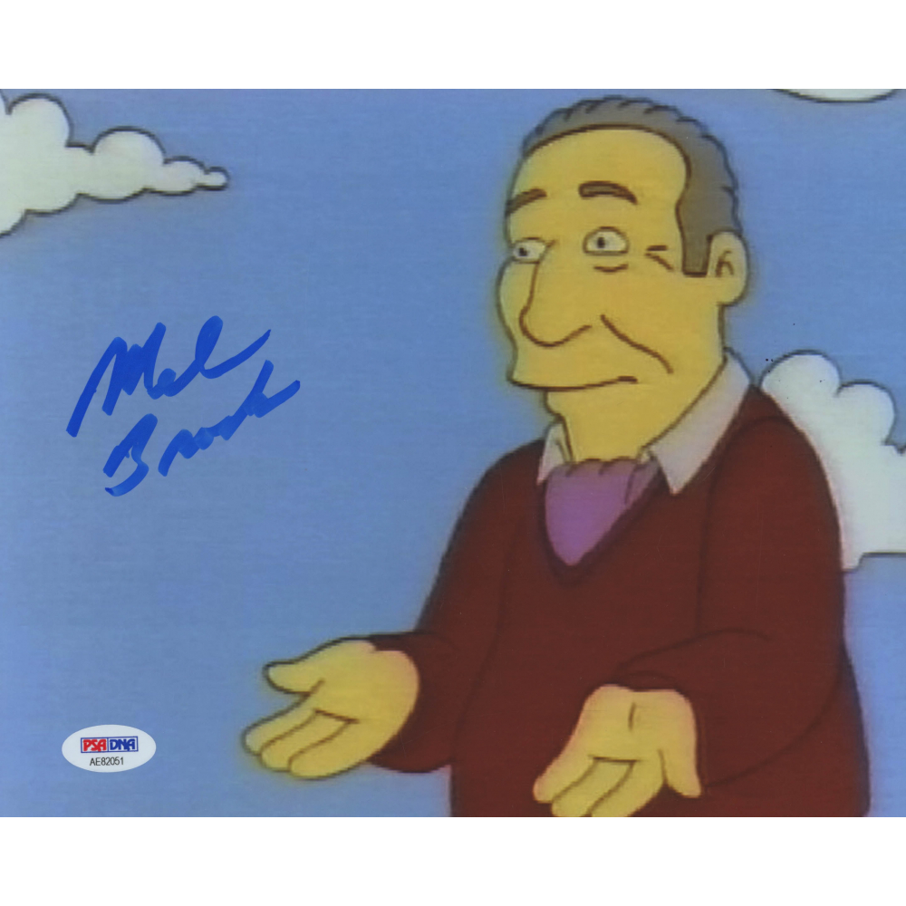 Mel Brooks Signed "The Simpsons" 8x10 Photo (PSA COA) | Pristine Auction
