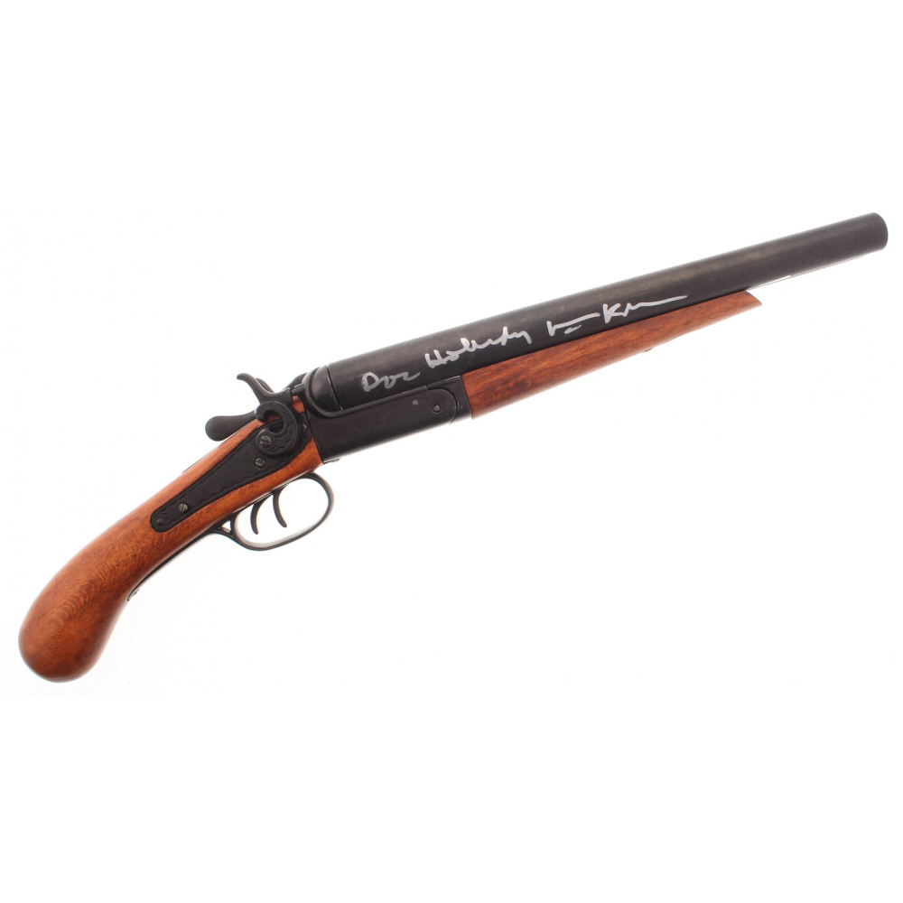 Val Kilmer Signed "Tombstone" Replica Howitzer Inscribed "Doc Holliday ...