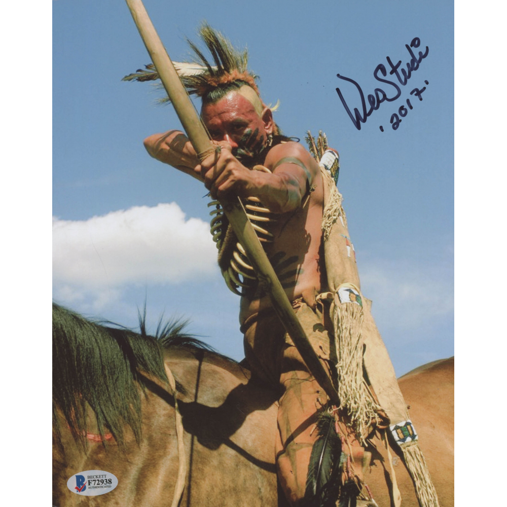 Wes Studi Signed "The Last of the Mohicans" 8x10 Photo Inscribed "2017" (Beckett COA) | Pristine ...