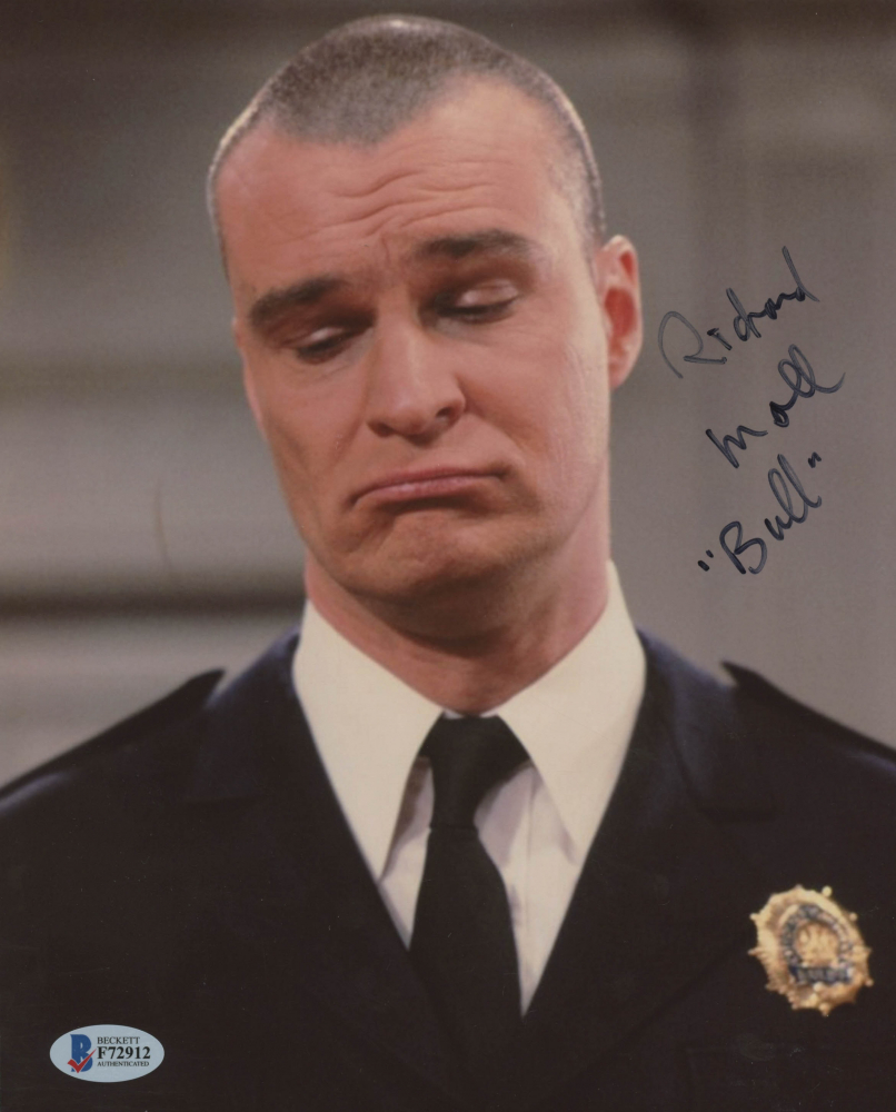 Richard Moll Signed 'Night Court' 8x10 Photo Inscribed "Bull" (Beckett ...