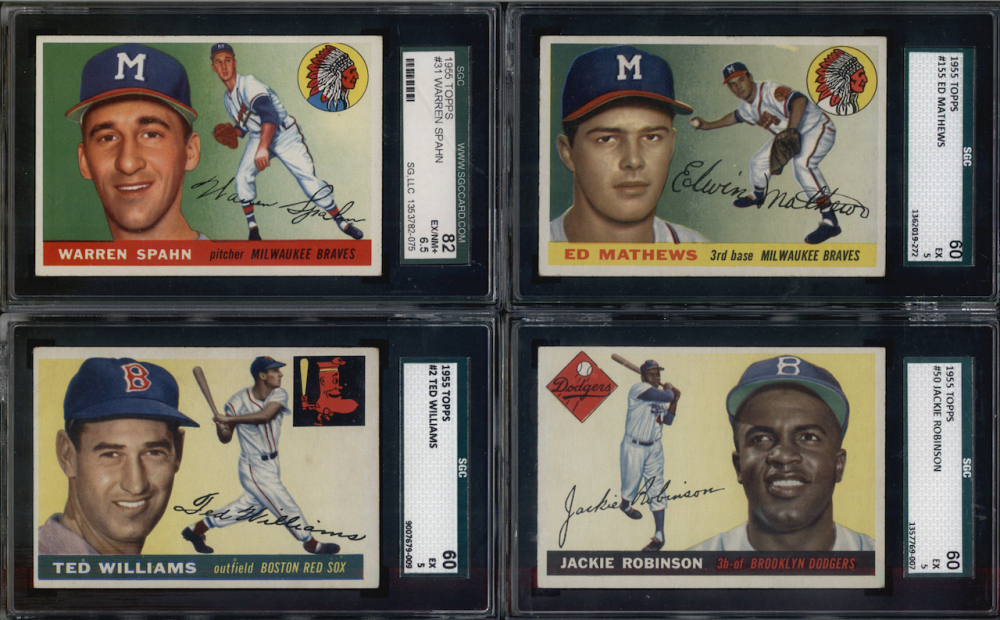 “1955 Topps Baseball Super Pack” - Mystery Box - (3) Cards Per Pack