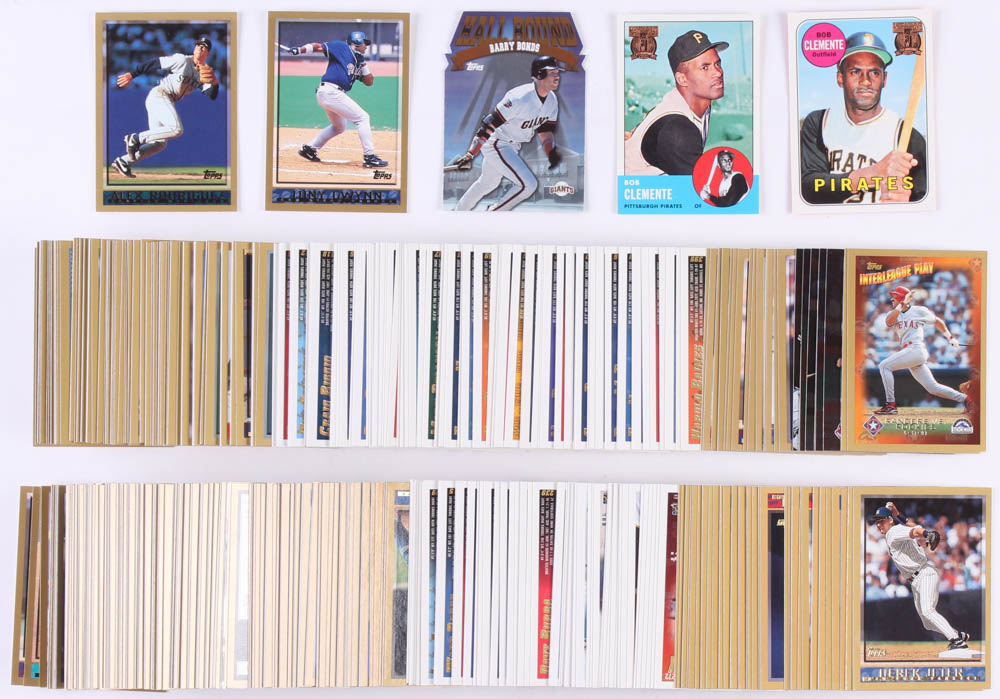 Complete Set of (503) 1998 Topps Baseball Cards & (8) Insert Cards with ...