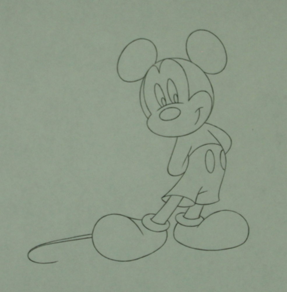Walt Disney "Mickey Mouse" Full Body Image Original Production ...