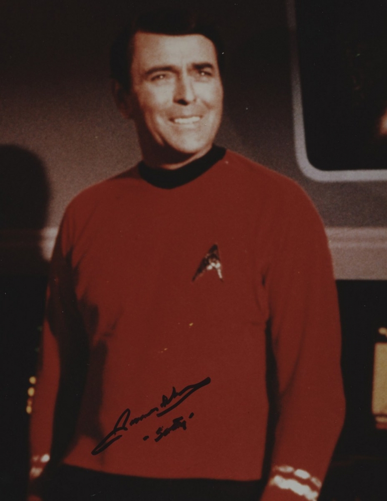 James Doohan Signed Star Trek 8x10 Photo Inscribed "Scotty" (Autograph ...