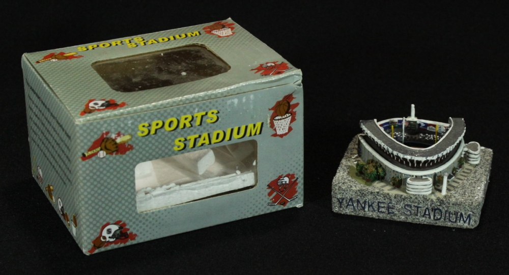 Vintage Yankee Stadium Hand-Painted Mini Sports Stadium Sculpture ...