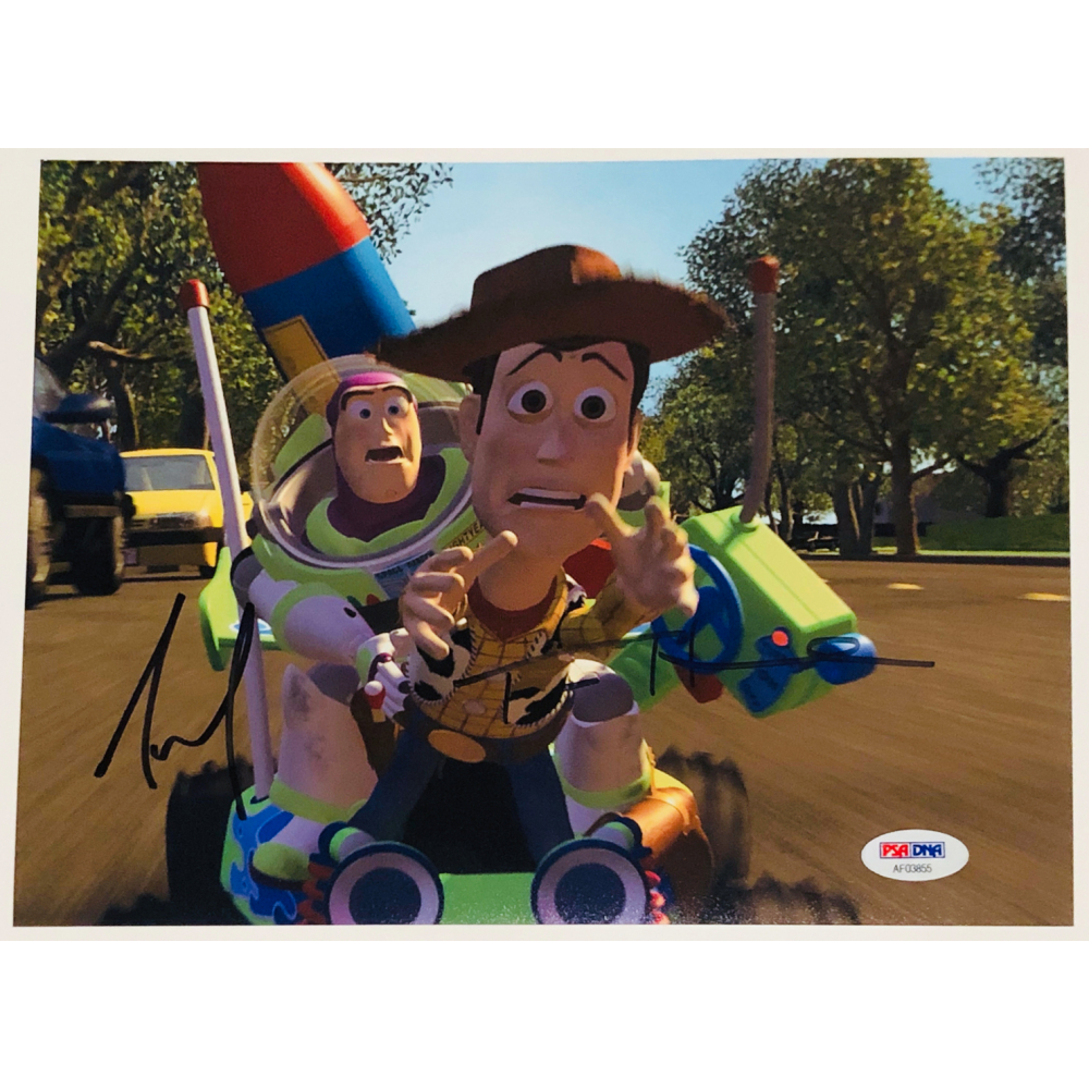 Tom Hanks & Tim Allen Signed "Toy Story" 8x10 Photo (PSA LOA ...