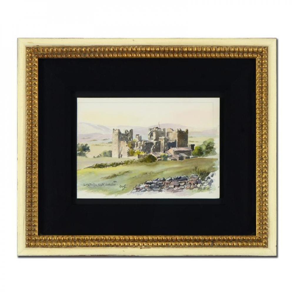 Martin Goode Signed "Castle Bolton, North Yorkshire" 15x13 Custom ...