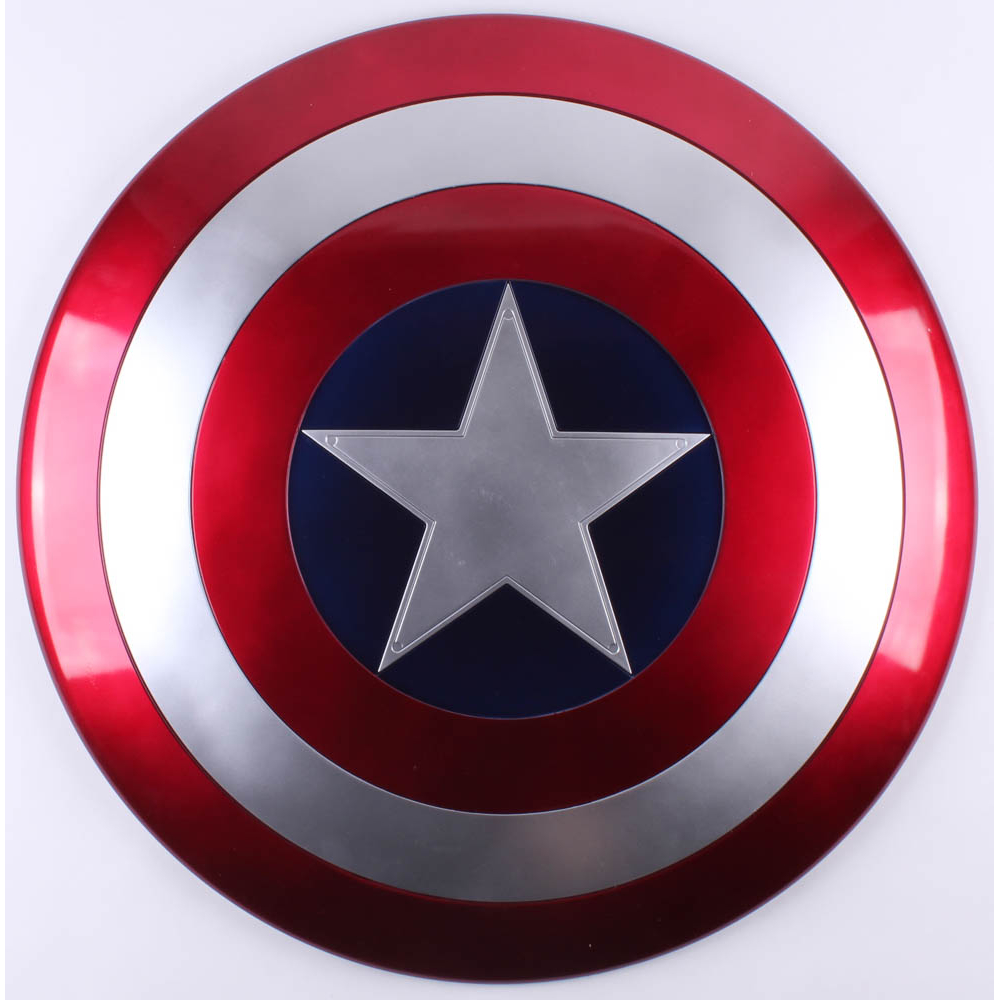 Full-Size Metal Captain America Replica Shield | Pristine Auction