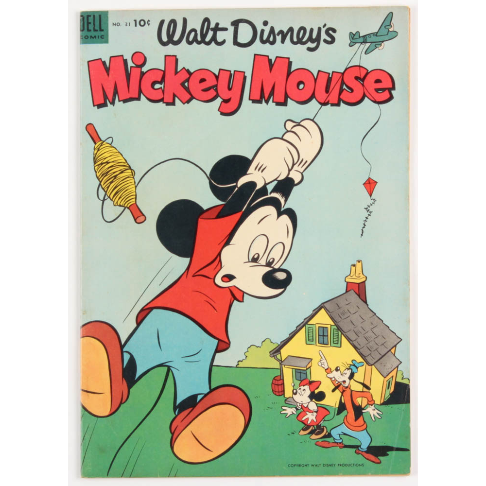 1953 "Walt Disney's" Issue #31 Mickey Mouse Comic Book | Pristine Auction