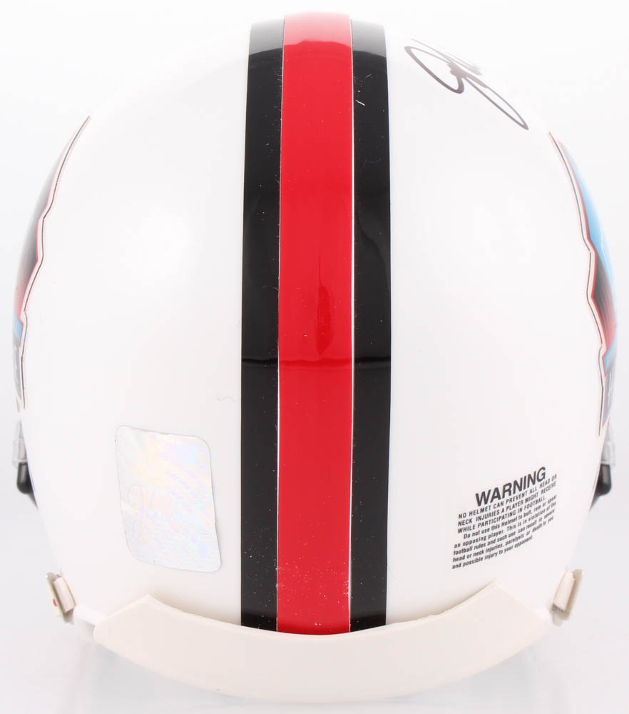 John Elway Signed Pro Football Hall of Fame Mini Helmet (Elway Hologram ...