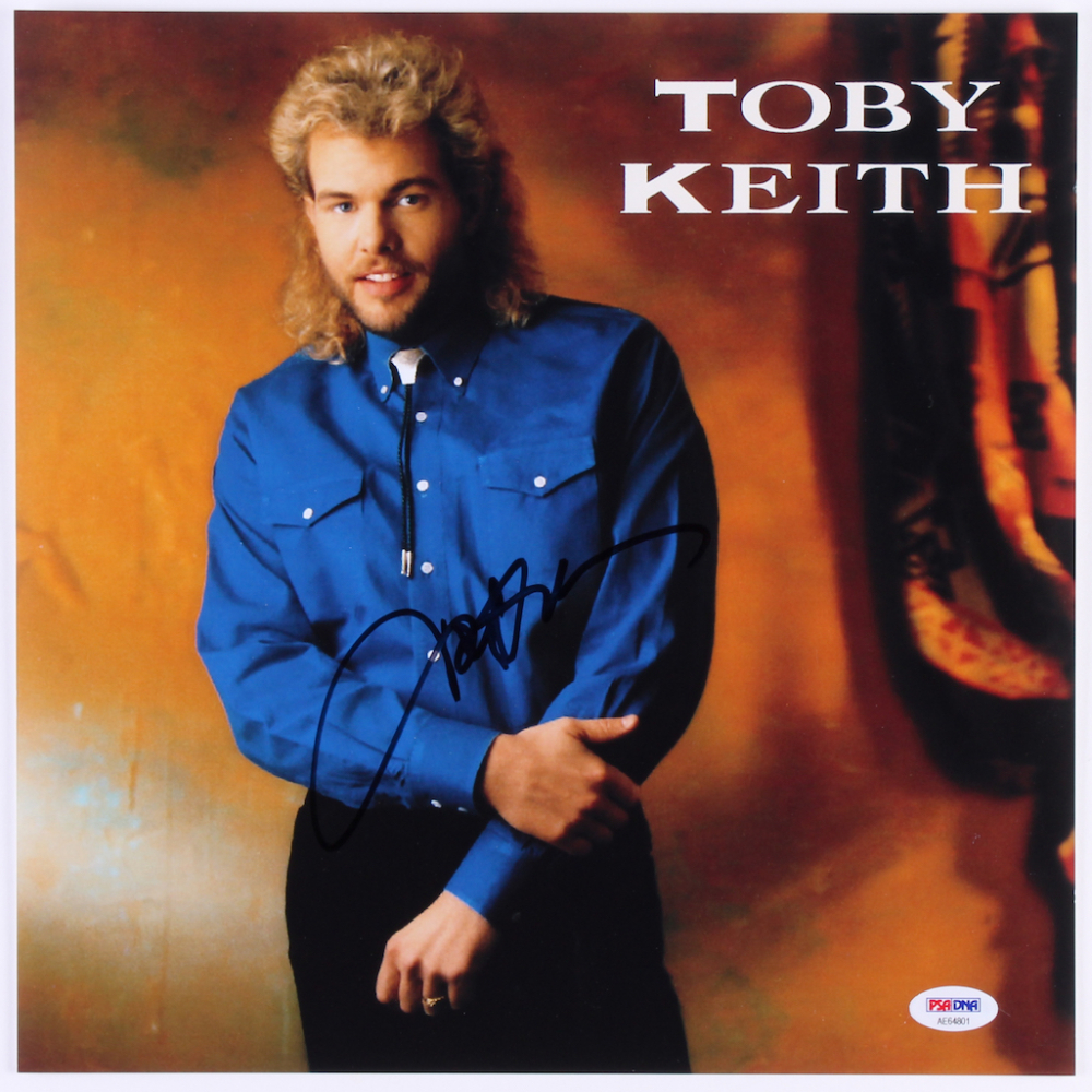 Toby Keith Signed 12x12 Photo (PSA COA) | Pristine Auction