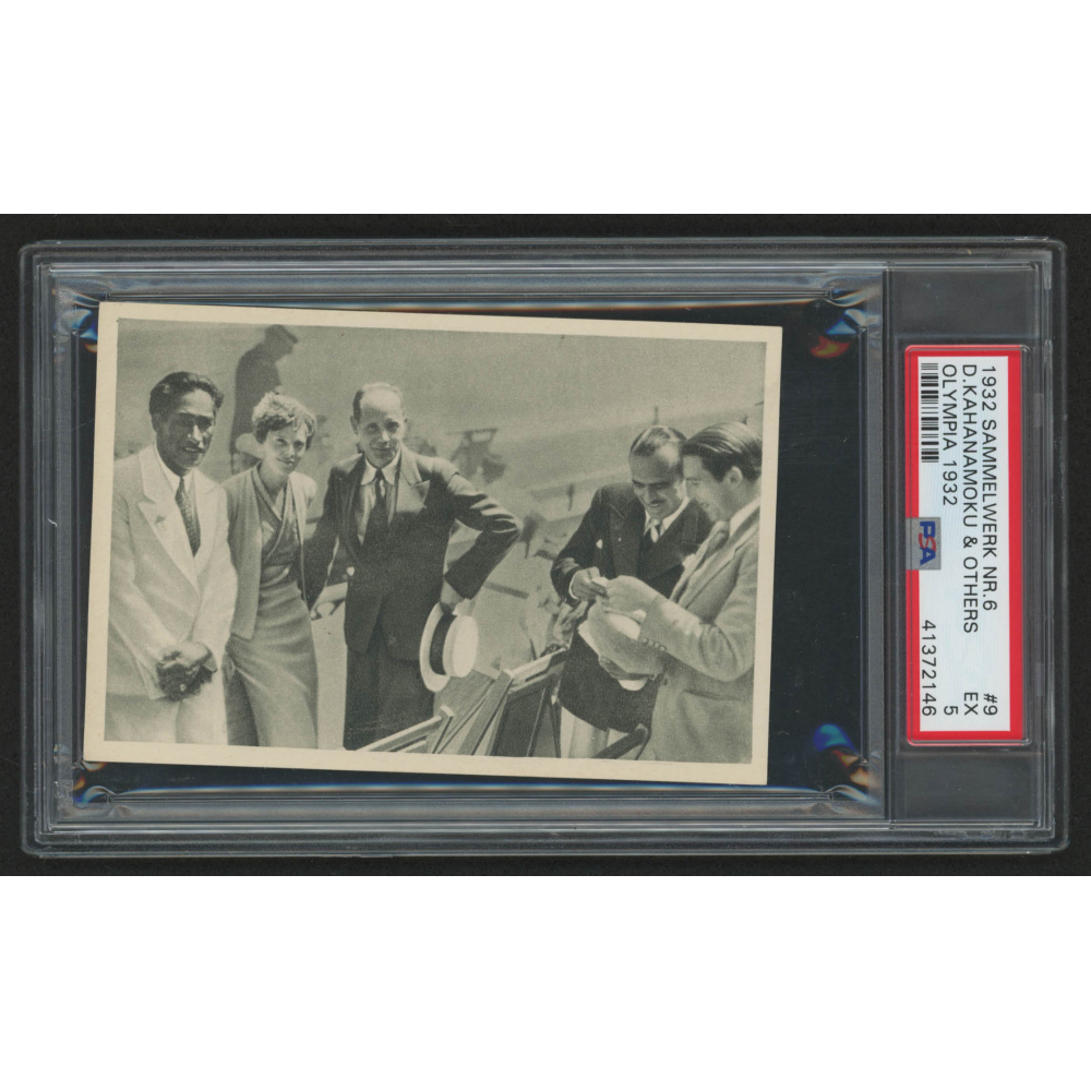 1932 Sammelwerk Olympia #9 Duke Kahanamoku, Amelia Earhart, Paavo Nurmi ...
