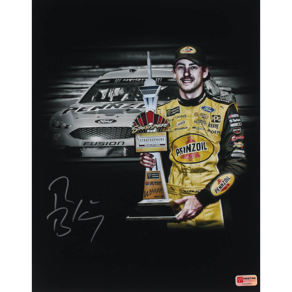 Ryan Blaney Signed NASCAR #12 11x14 Photo (PA COA) | Pristine Auction