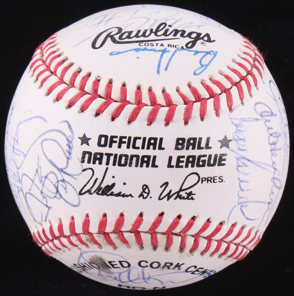 1992 Los Angeles Dodgers Team-Signed ONL Baseball Signed by (30) with ...