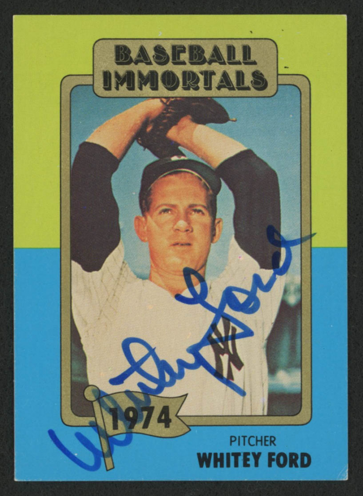 Whitey Ford Signed 1980-87 SSPC HOF #144 (JSA SOA) | Pristine Auction