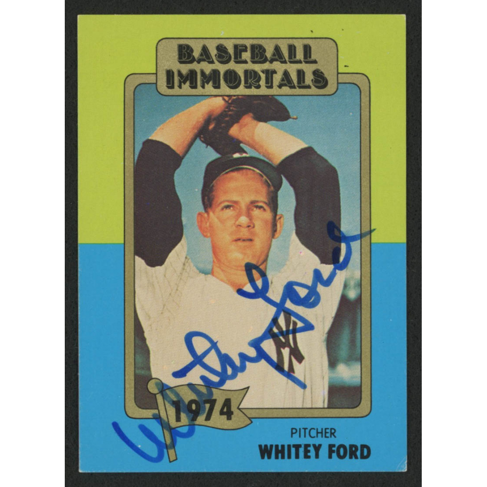 Whitey Ford Signed 1980-87 SSPC HOF #144 (JSA SOA) | Pristine Auction