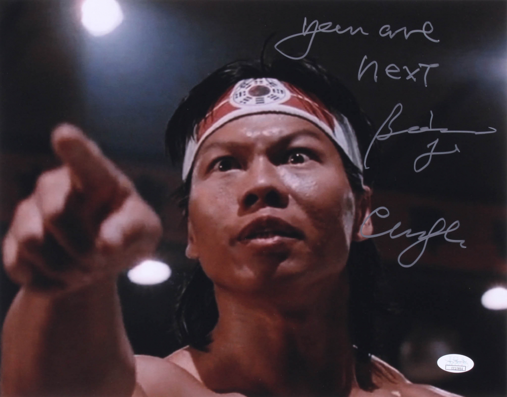Bolo Yeung Signed "Bloodsport" 11x14 Photo Inscribed "You Are Next ...