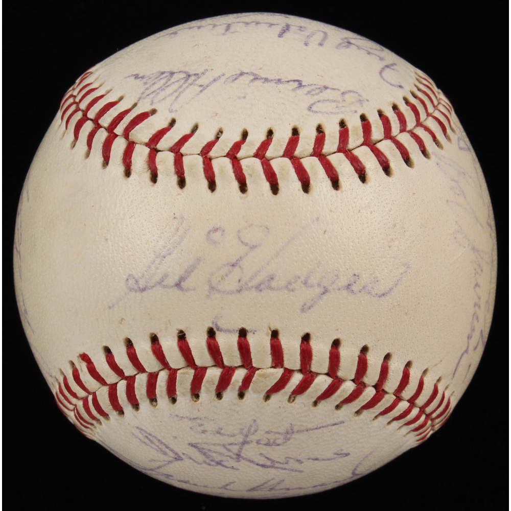1967 Senators OAL Baseball Team-Signed by (23) With Gil Hodges, Frank ...