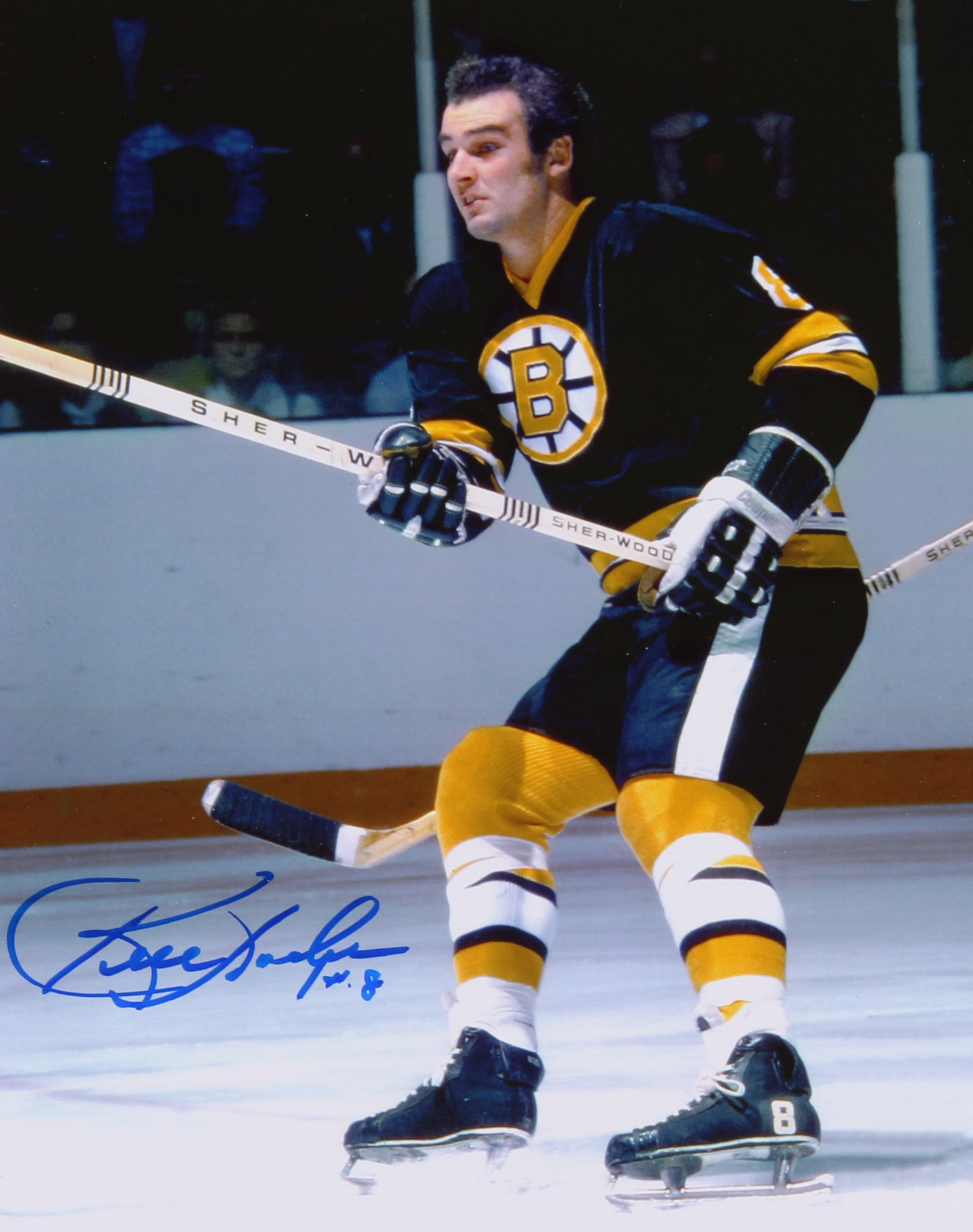 Lot of (7) Signed Hockey Hall of Famers & Stars 8x10 Photos with John ...