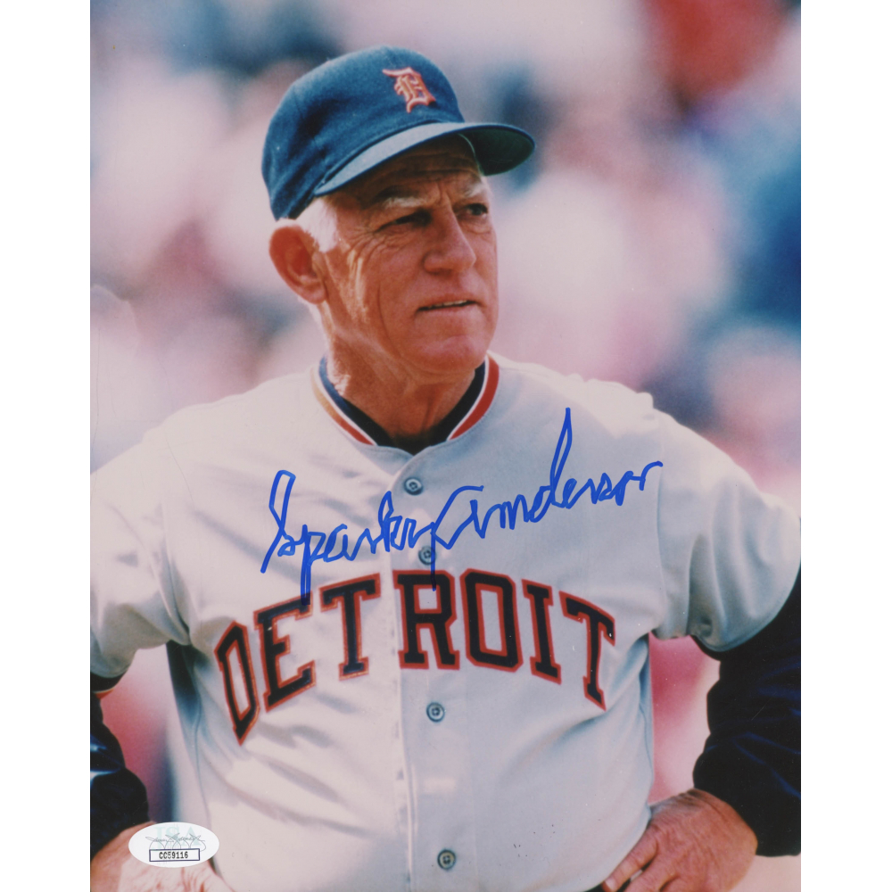 Sparky Anderson Signed Tigers 8x10 Photo (JSA COA) | Pristine Auction