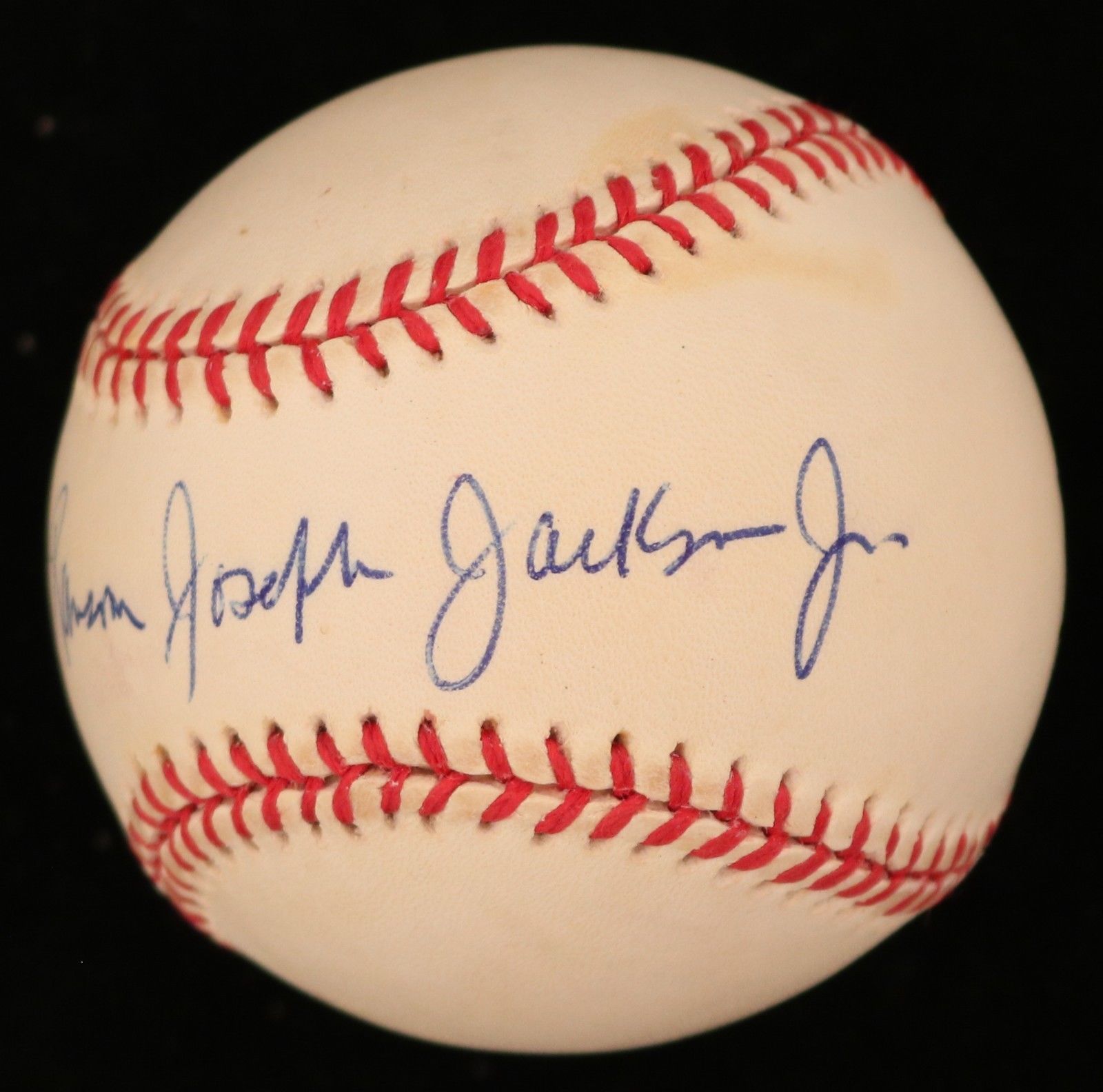 Ransom Joseph "Randy" Jackson Jr. Signed ONL Baseball (JSA Hologram ...