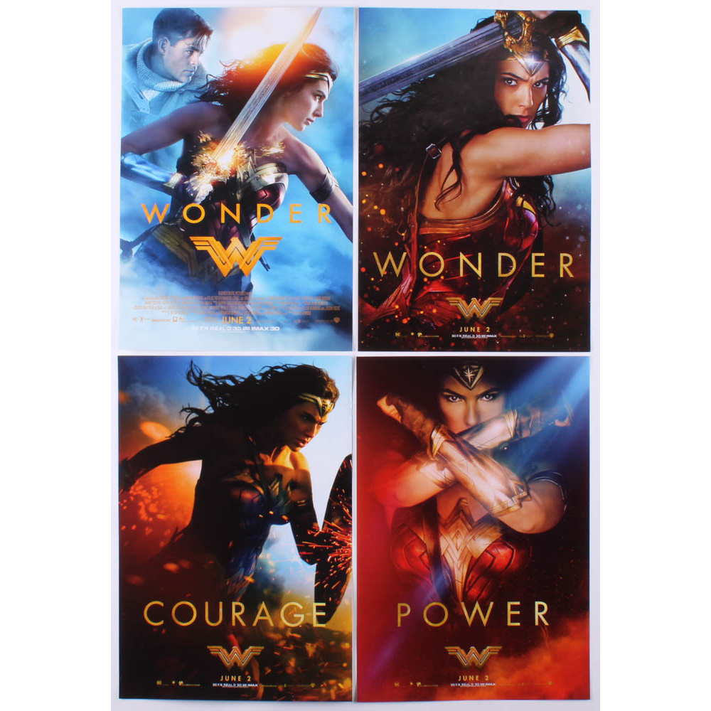 Set of (4) Wonder Woman 11.5x17 Movie Posters | Pristine Auction