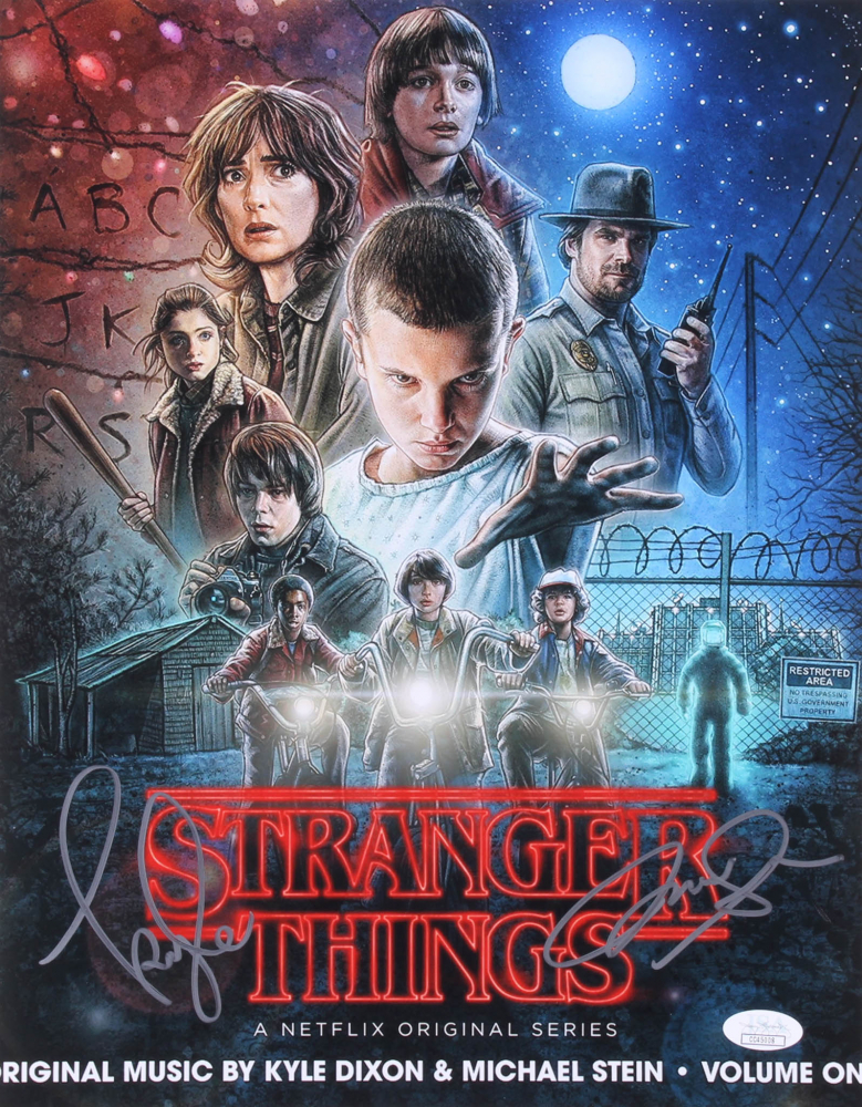 Kyle Dixon & Michael Stein Signed "Stranger Things" 11x14 Photo (JSA ...