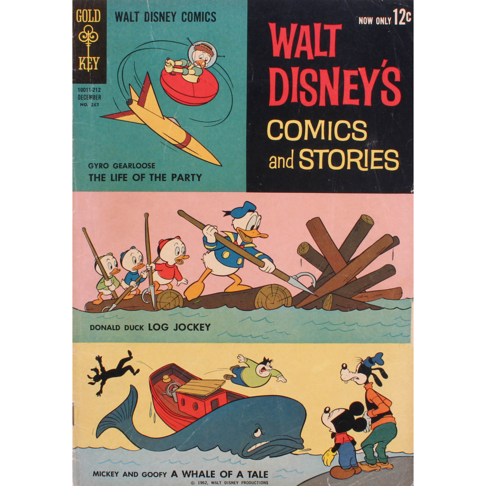 1962 "Walt Disney's Comics & Stories" Issue #267 Disney Comic Book ...