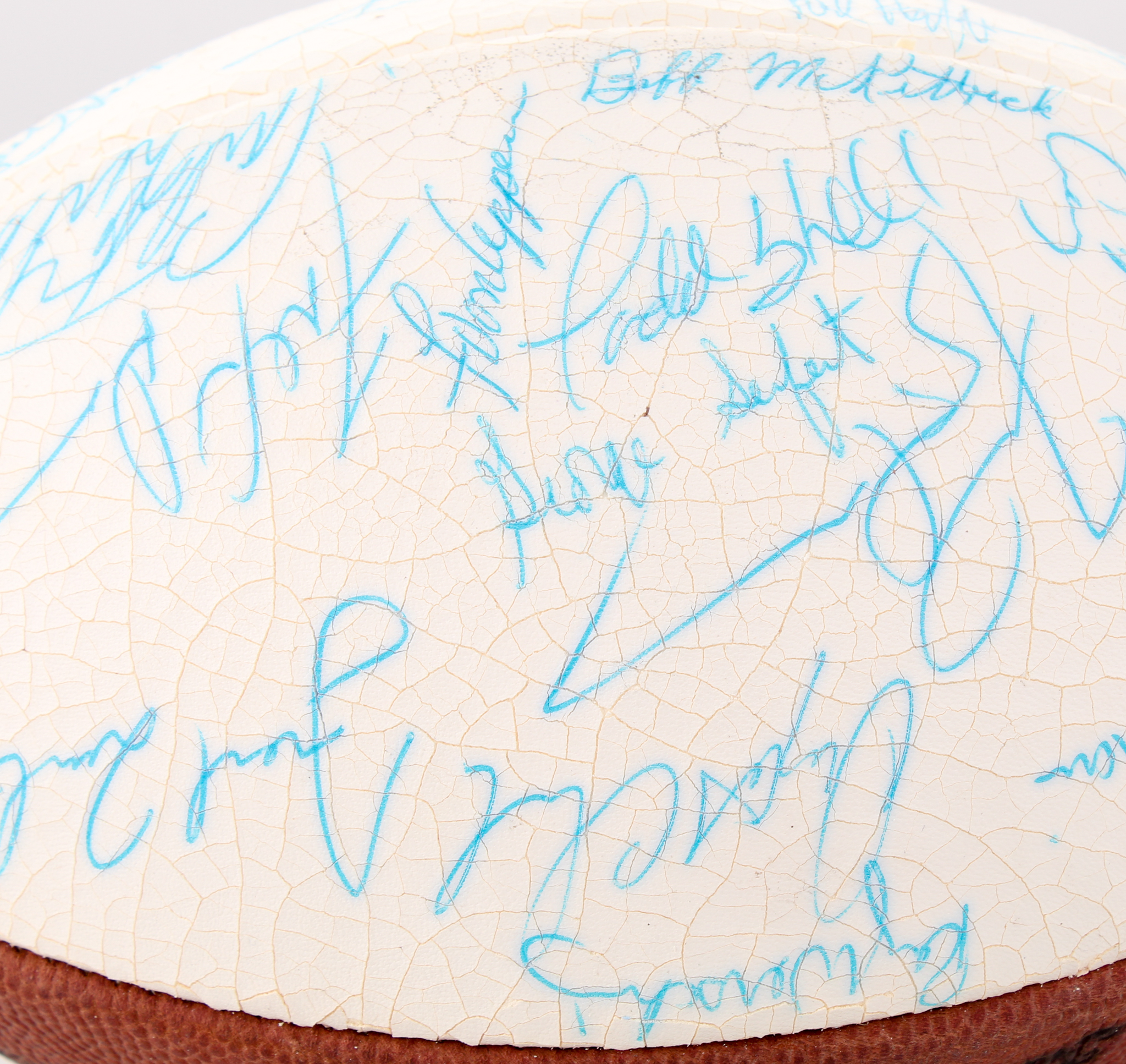 1984 49ers World Champions Logo Football Team-Signed by (51) with Joe ...