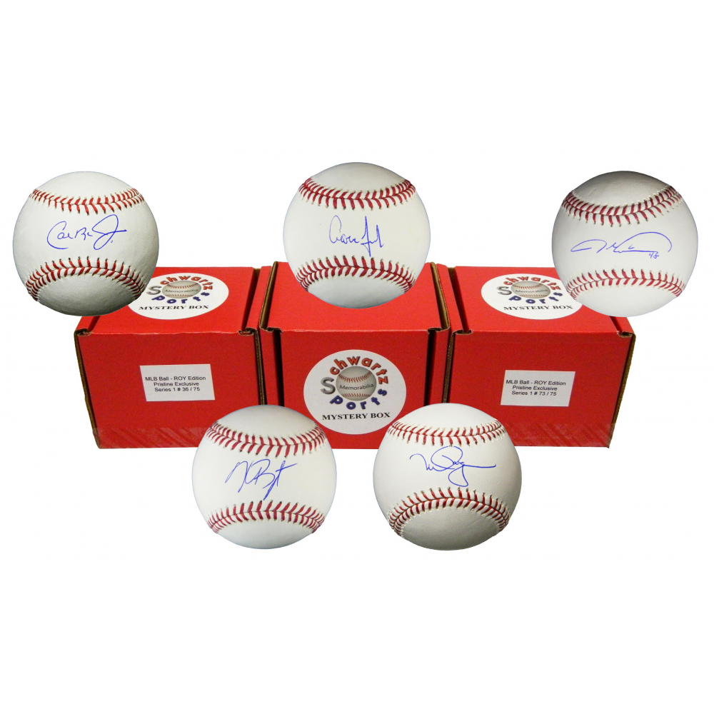 Schwartz Sports MLB Rookie Of The Year Baseball Mystery Box - Series 1 ...