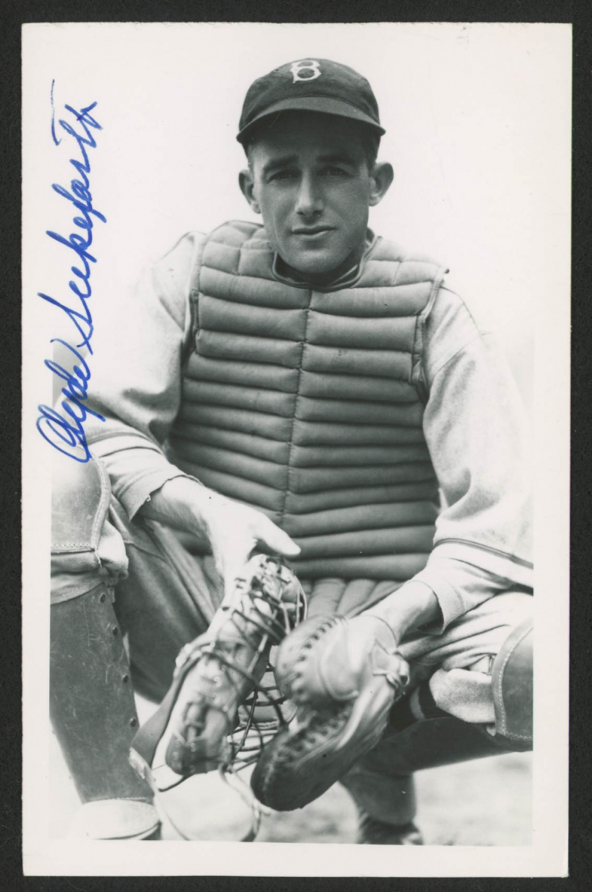 Clyde Sukeforth Signed Red Sox 3.5x5.5 Photo (PSA COA) | Pristine Auction